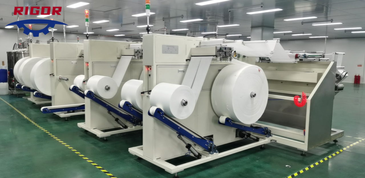 20 Lanes High Speed Wet Towel Folding Machine - diapermachines.com