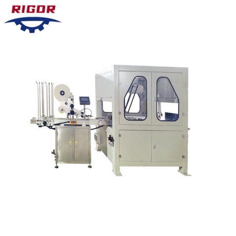 Delta Robot Type Lid Label Machine - diapermachines.com